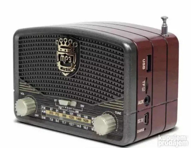 retro radio – tranzistor na baterije i struju – MK 619 BT