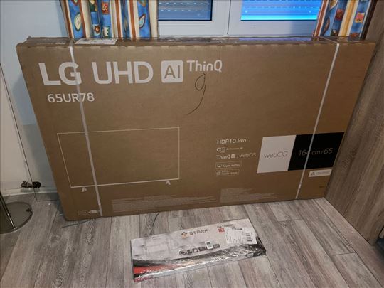 LG UHD 65UR78 HDR10Pro nov neotpakovan sa nosačem