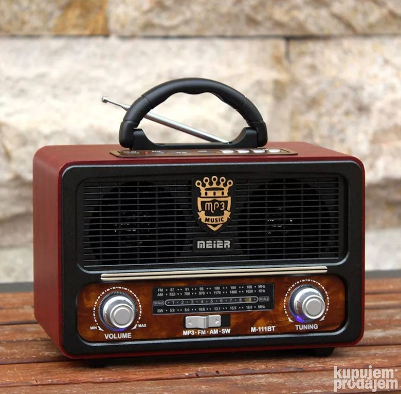 Retro radio Bluetooth zvučnik