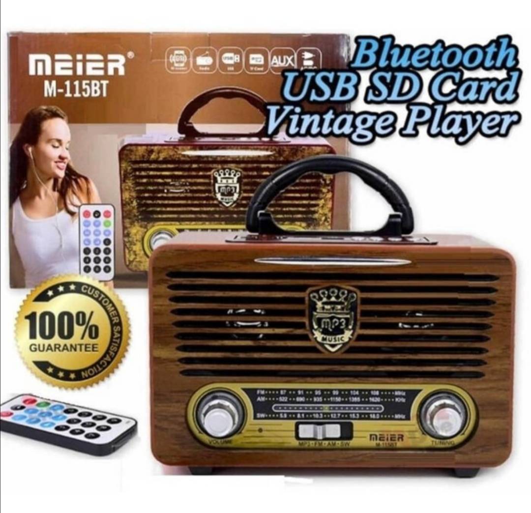 Retro zvucnik i radio M-115 BT