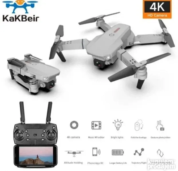 Dron 4K HD sa dve kamere