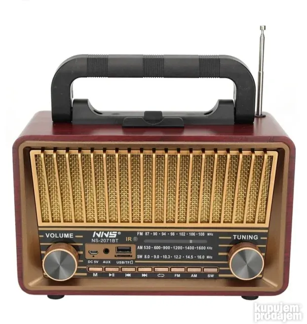 Retro radio – bluetooth zvučnik veći