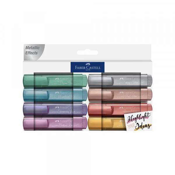 Faber Castell Signir Faber castell set 1/8 metalic 254678