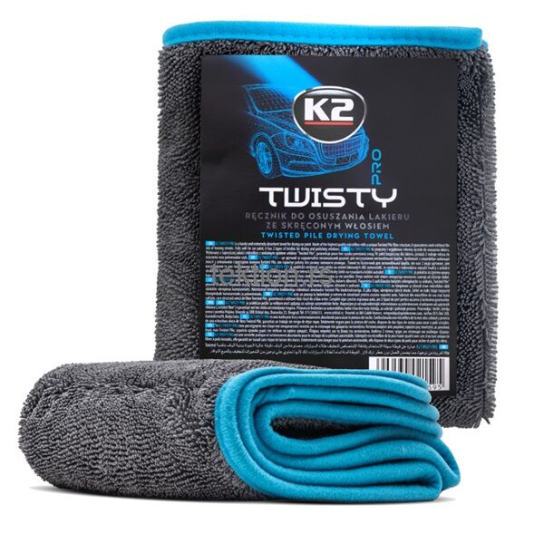 K2 Twisty PRO mikrofiber krpa 40x60cm 600gsm