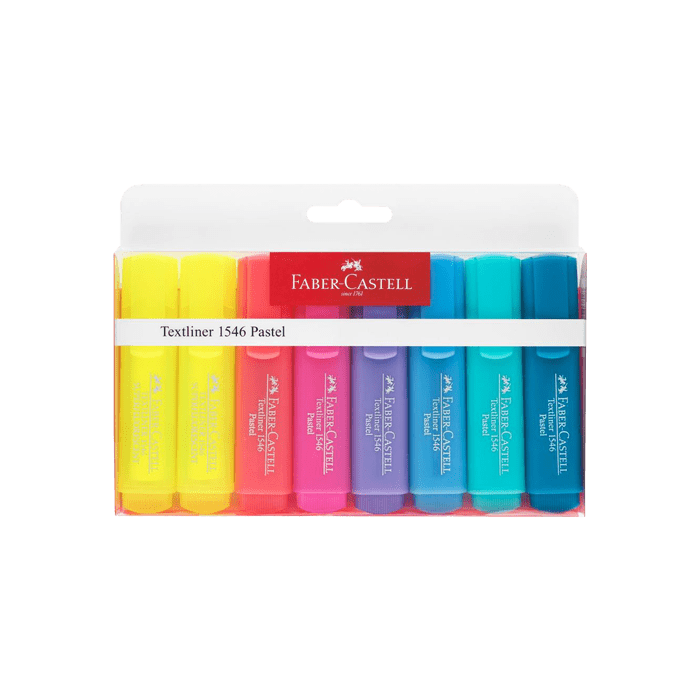 Signir FABER-CASTELL Signir Textliner 46 Pastel 154681 Komplet boja, 1 - 5 mm, 8 kom