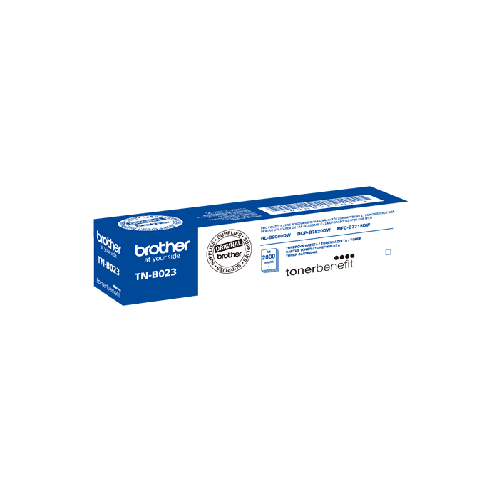 BROTHER Toner TNB023 Original, ~2000 stranica, Crna