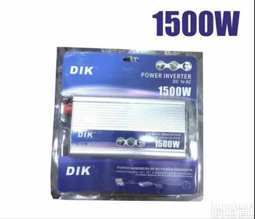 pretvarač napona – power inverter -sa 12v na 220v 1500w