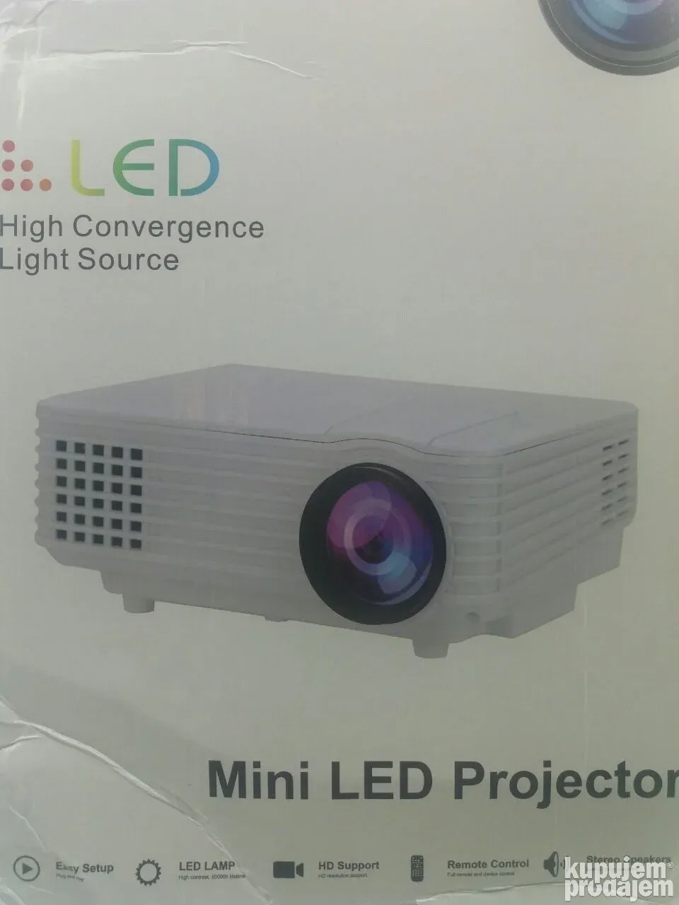 Projektor led HDMI 1080P- 800lumen