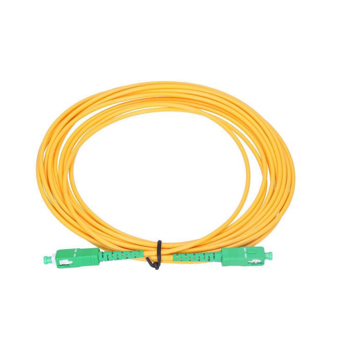 Extralink Patchcord SC/APC-SC/APC, SM, G652D, Simplex, 3.0mm 0.5m