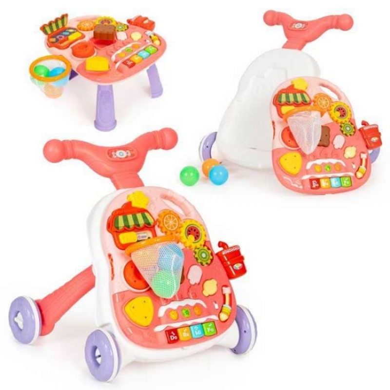 Eco Toys guralica/šetalica 2u1 Pink 815