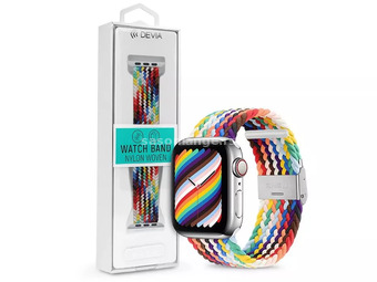 DEVIA Watch 42/44/45/49 mm Deluxe Series Sport4 braided cloth sport belt rainbow