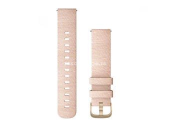 GARMIN Vivomove 3 watch strap 20mm pink nylon bright gold buckle (Quick Release)