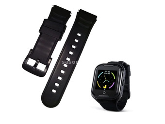 KIDSAFE Ultra 4G watch strap black