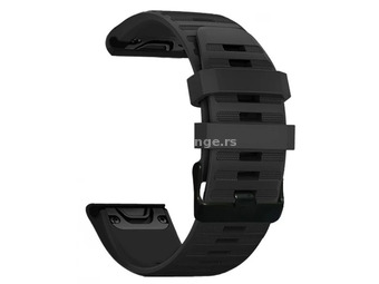 XPRO Garmin silicone watch strap 22mm black 129651