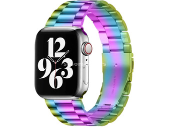 XPRO Apple Watch rust free thick steel belt 42mm / 44mm / 45mm rainbow