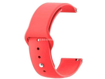 MYBANDZ Silicon watch strap orb buckle 20mm red