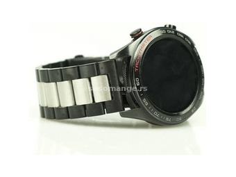 MYBANDZ Classic metal watch strap 20mm black-silver