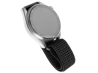 FIXED Elastic Nylon Strap for Smart Watch 20mm reflective black