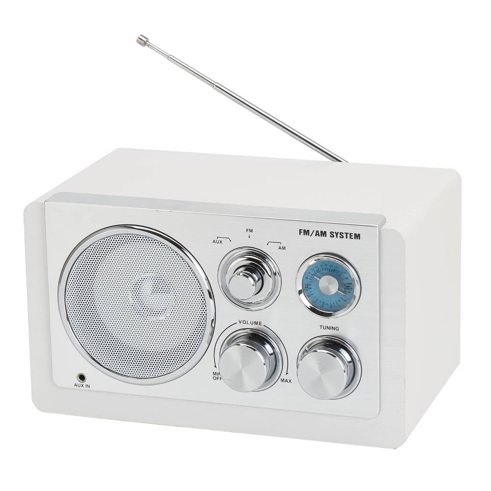 DENVER TR-63W White AM/FM Radio