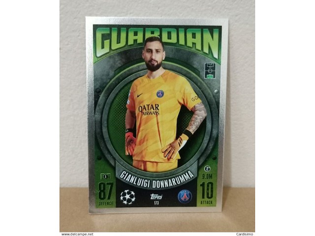 GianLuigi Donnarumma - PSG Guardian Topps