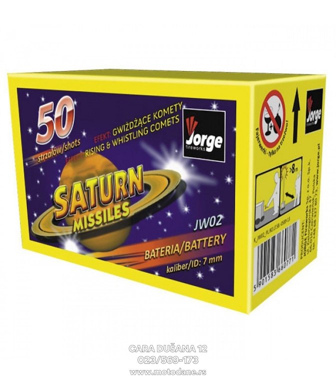 Jorge vatromet box SATURNOVE RAKETE JW02