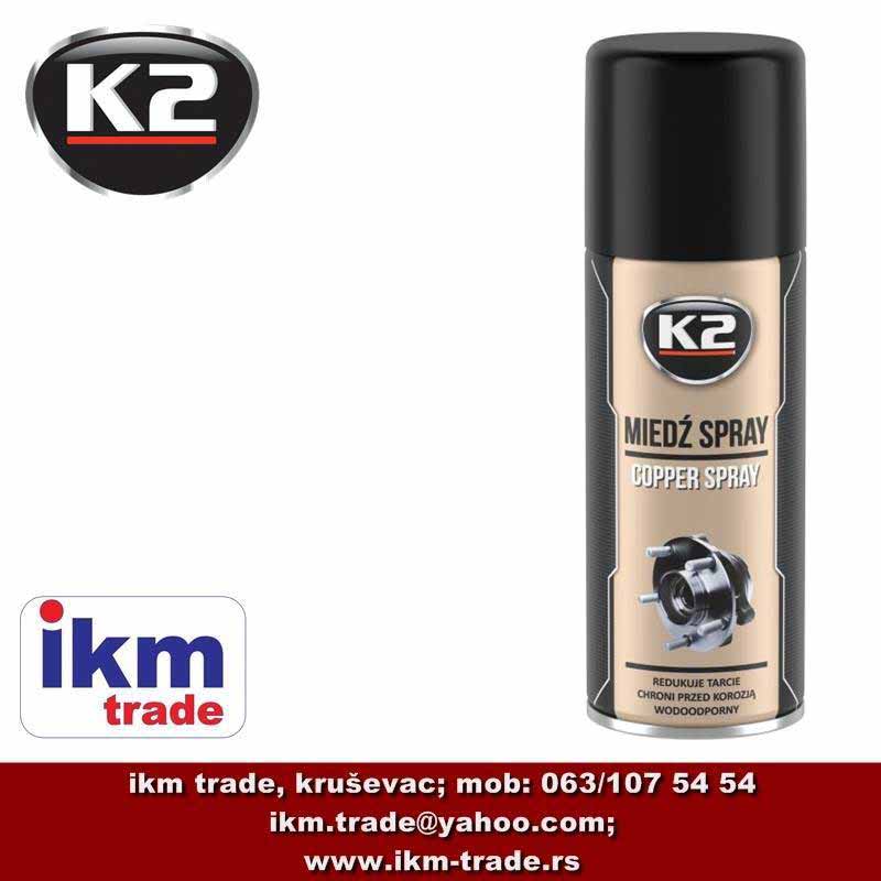 K2 COPPER SPRAY – bakarna mast u spreju 400ml