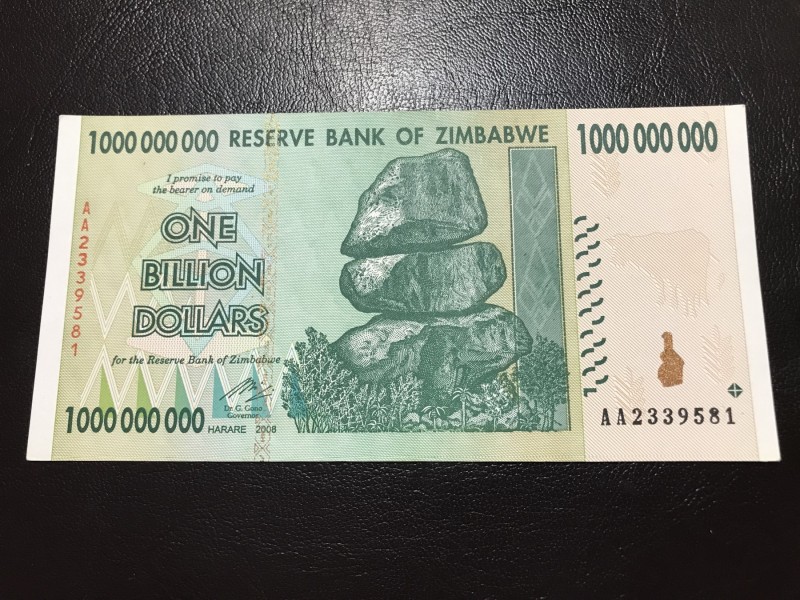 ZIMBABVE 1 MILIJARDA DOLARA. UNC.