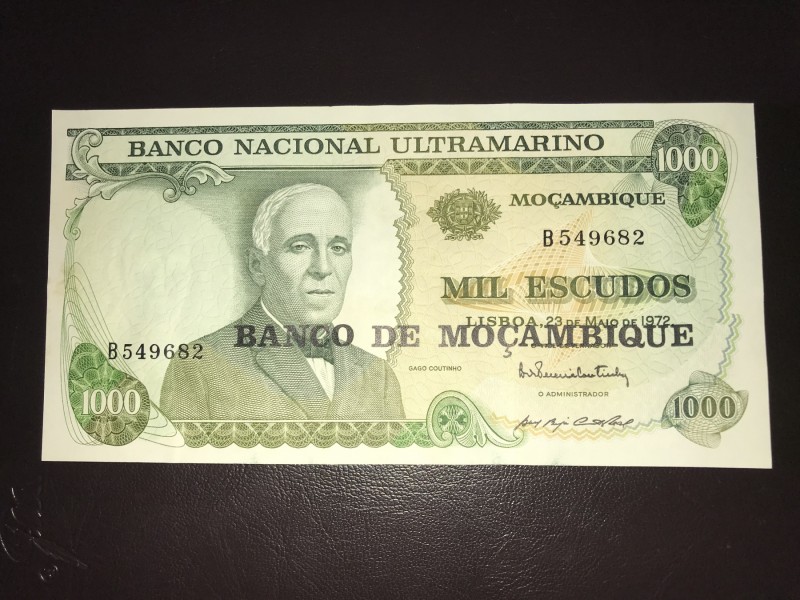 MOZAMBIK 1000 ESCUDOS.1972.