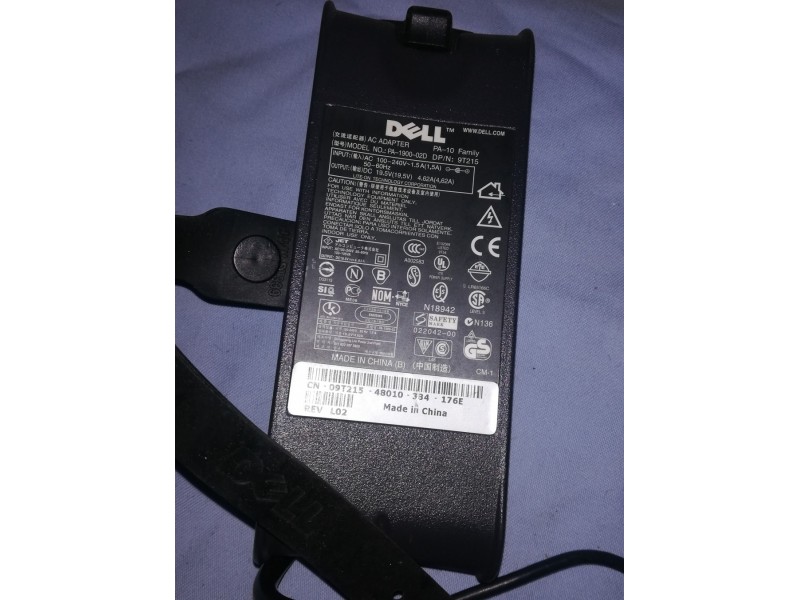 DELL punjac 19.5V / 4.62A /90W - kao NOV - iz Nemacke