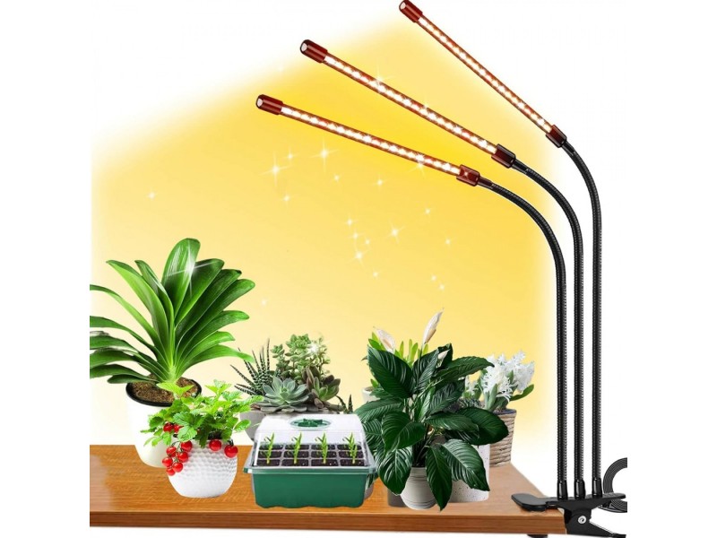 LED lampa za rast biljaka sa 3 grane-Grow light