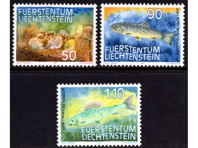 Liechtenstein 1987. Fauna, Ribe