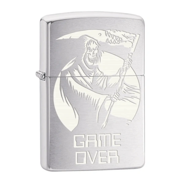 Zippo Upaljač Skull Game Over Design 29696