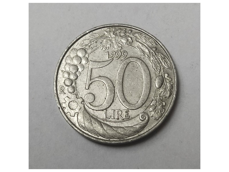 ** ITALIJA - 50 LIRA 1999. **