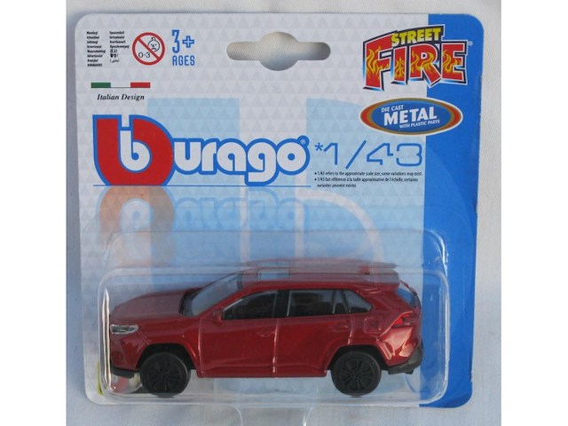 1:43 burago toyota RAV4