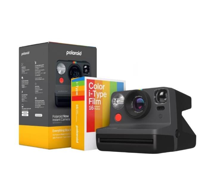 Polaroid Now Instant Film kamera Gen 2 Everything Box - Black