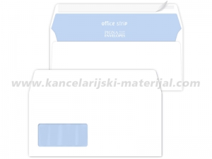 PIGNA OFFICE ameriken koverta LEVI PROZOR 110x230mm 80g