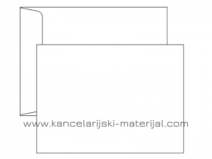 OPTIMA koverta A4 23x33mm Competitor 90g bela