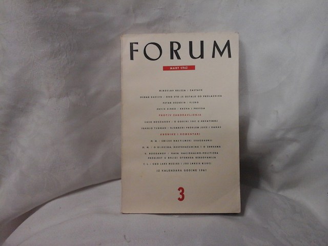 Forum 3 mart 1962  Miroslav Krleža Franjo Tuđman