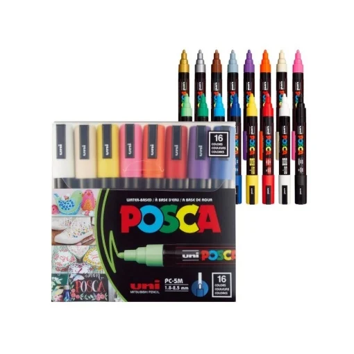 Posca Marker Set 5M 1/16