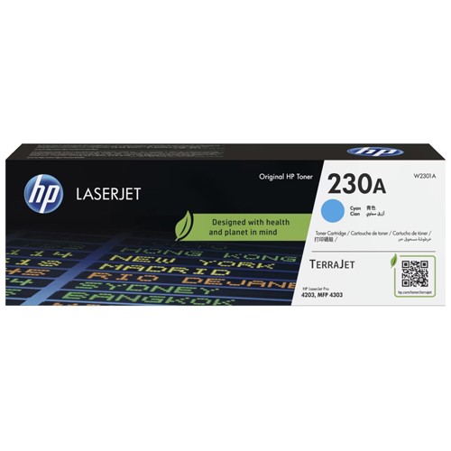 HP 230A Cyan Original LaserJet Toner W2301A