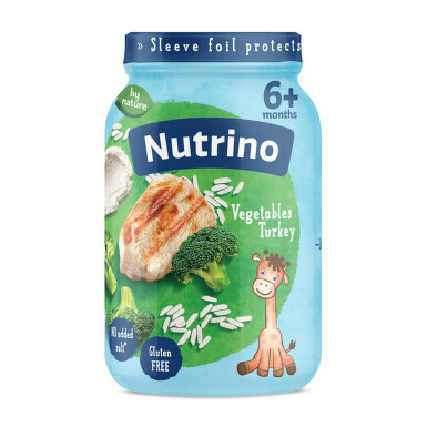 Nutrino Pire od mesa sa ćuretinom, brokolijem, pavlakom i pirinčem 190 g