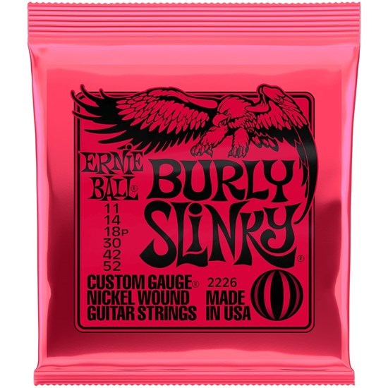 Ernie Ball 2226 Burly Slinky Nickel Wound 11-52 Žice za električnu gitaru