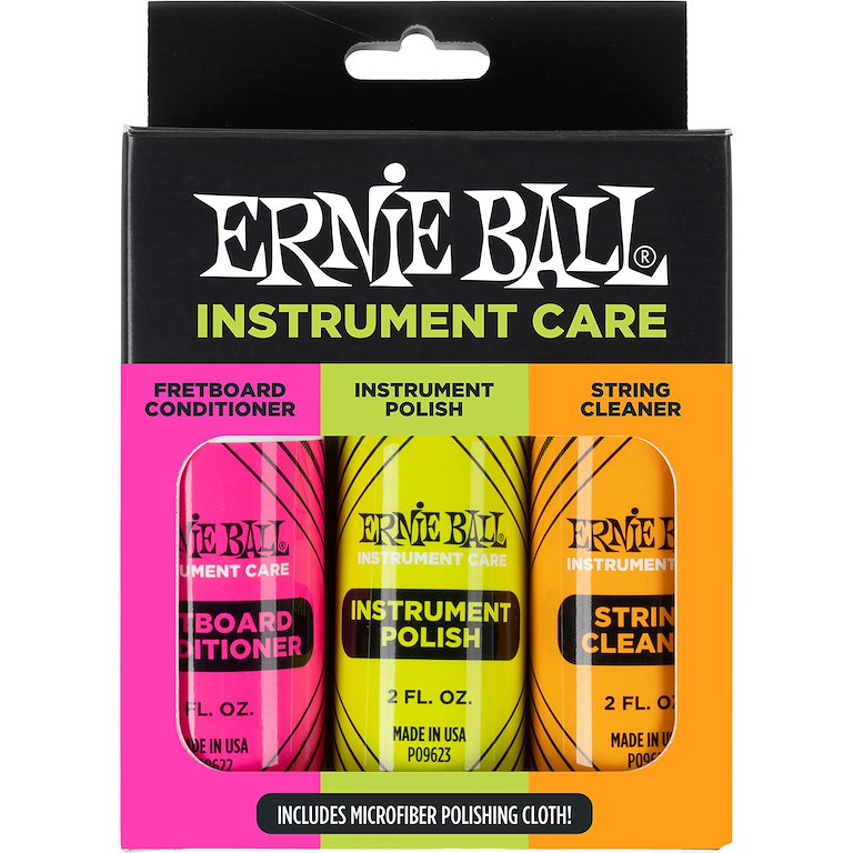 Ernie Ball 4225 set za održavanje gitare sa mikrofiber krpom