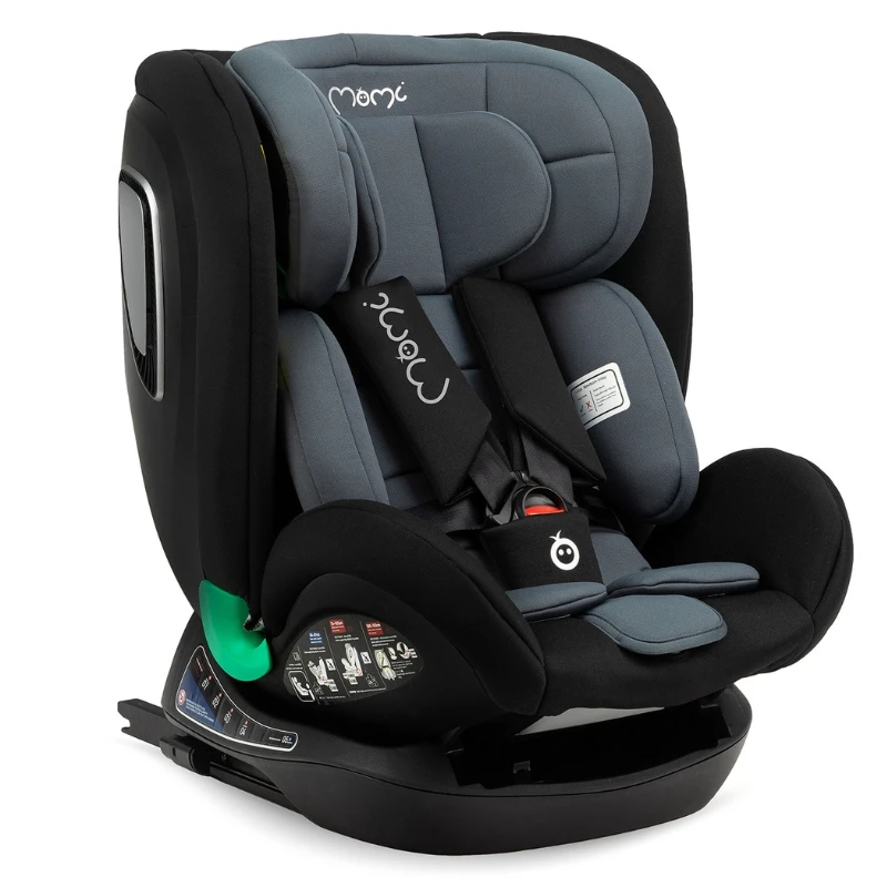 MoMi Urso auto sedište i-Size Black Grey, 40-150 cm Isofix