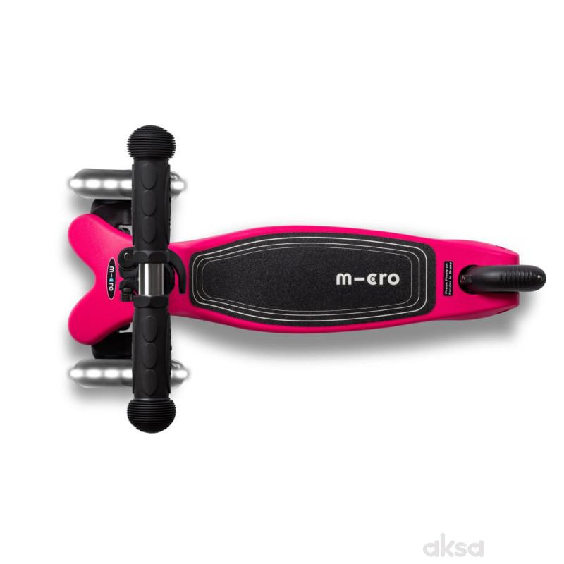 Micro trotinet Mini Deluxe Lite LED crveni