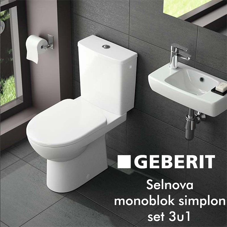 GEBERIT SELNOVA MONOBLOK SIMPLON SET 3U1 500.151.01.7.KO