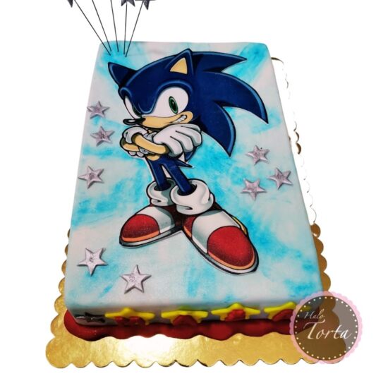 Super Sonik torta slika