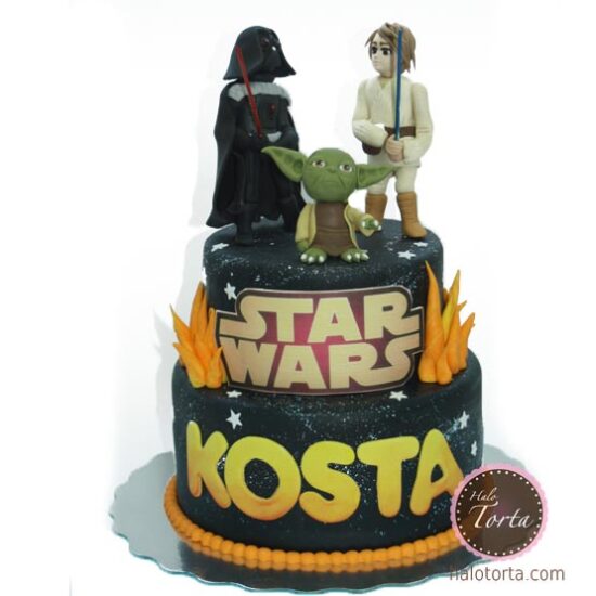 Torta Star Wars crna