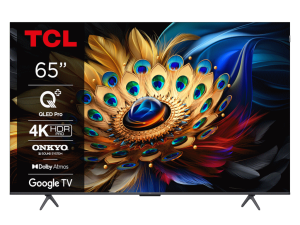 TCL Televizor 65C655 QLED 65'' 4K HDR PRO Google TV