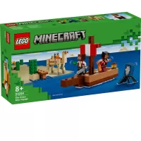 LEGO® Minecraft™ Putovanje na gusarskom brodu 21259